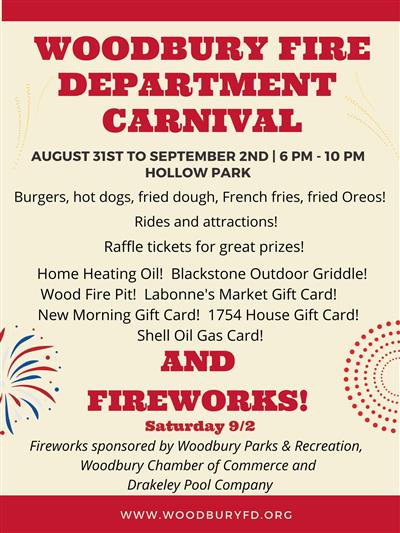 Parks & Recreation Department of Woodbury, Connecticut: Woodbury Fire ...